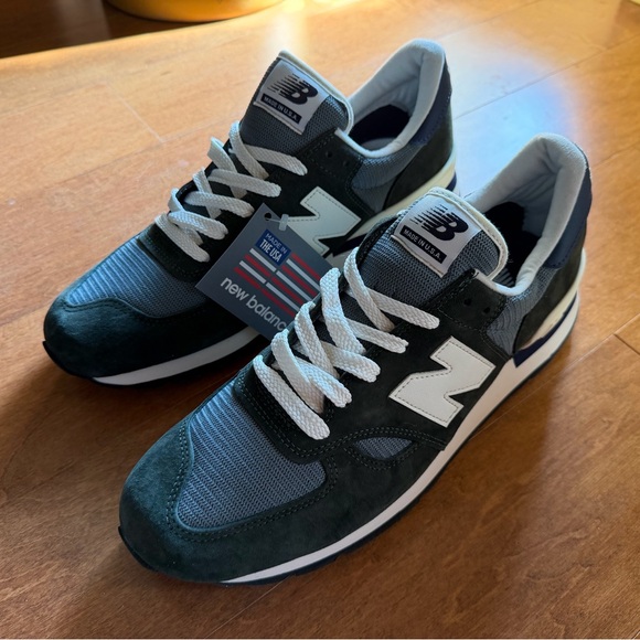 New Balance | Shoes | Rare New Balance 99 Made In Usa Forestnavywhite ...